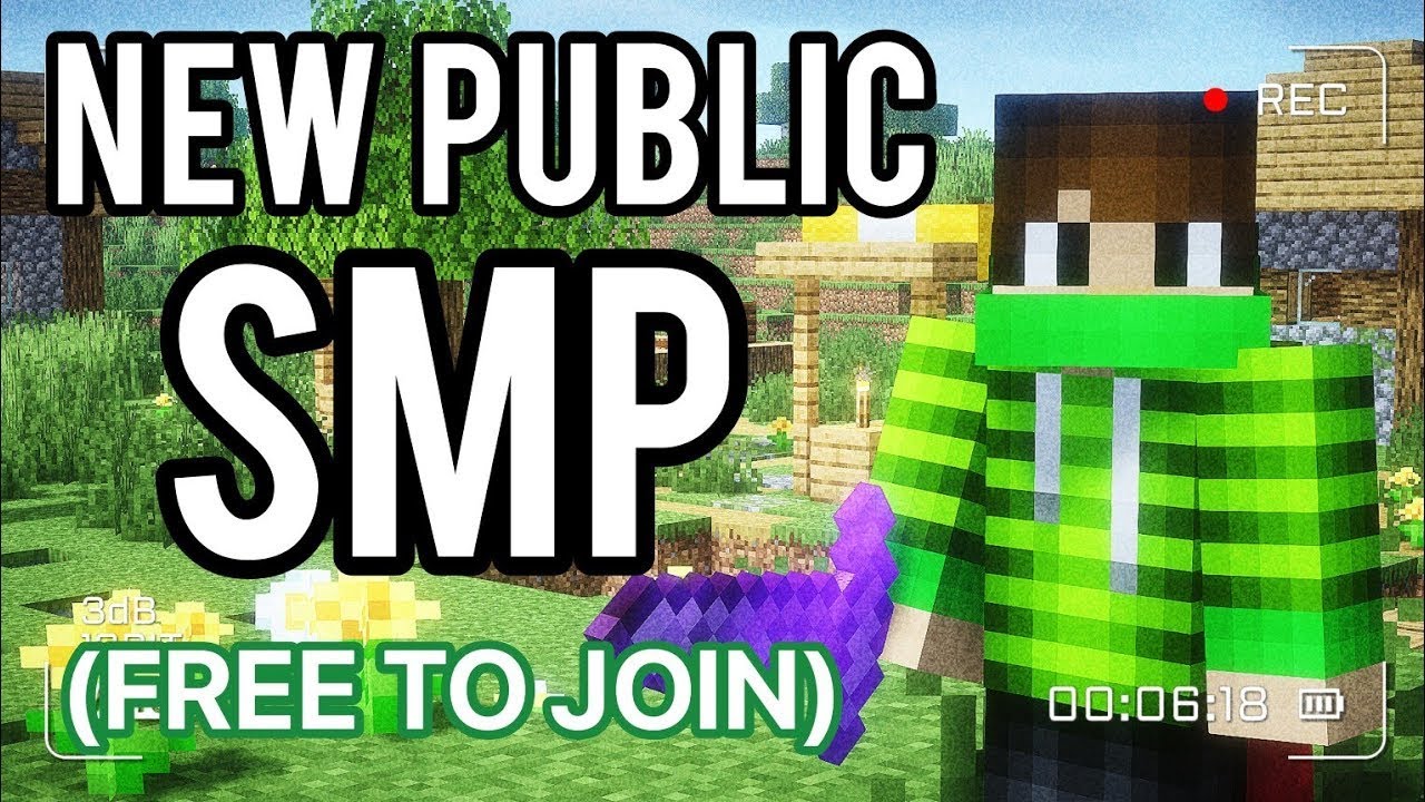 Join Our Public Smp Free To Join Java Bedrock Youtube