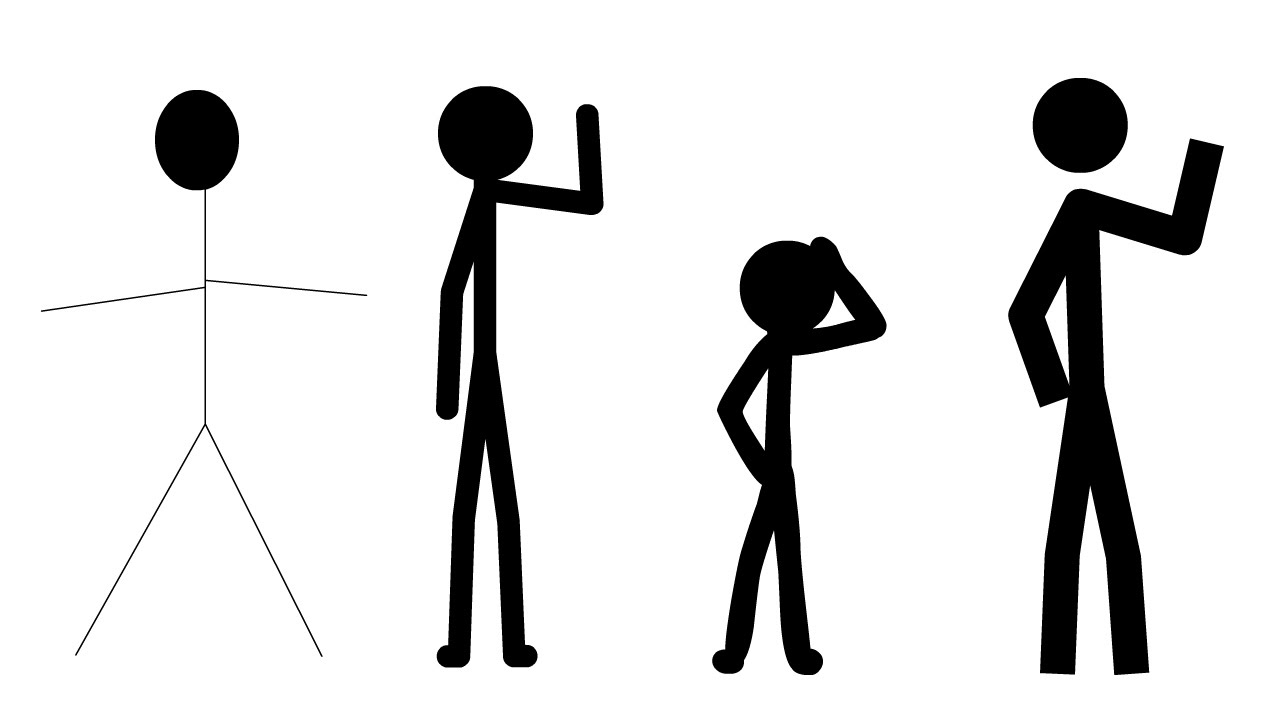 Creating Stick Figures For Flash Animation Youtube