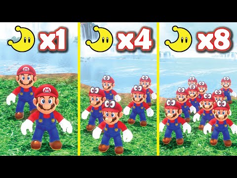 Mario Odyssey But Every Moon Adds 1 More Mario Youtube