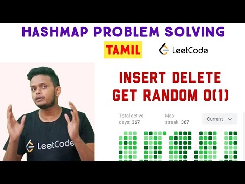 Insert Delete Getrandom O 1 Hashmaps Leetcode In Tamil Youtube