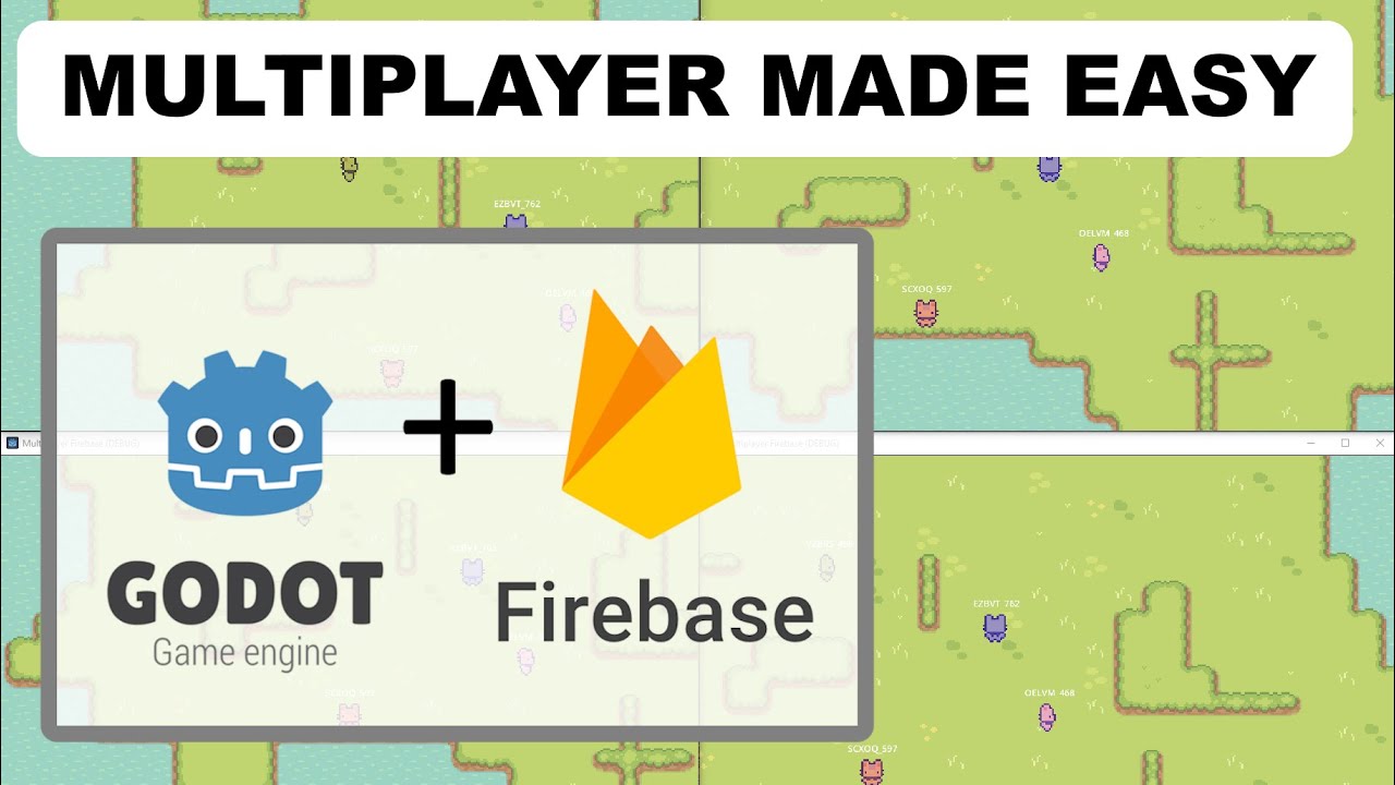 Easy Multiplayer With Godot 4 And Firebase Realtime Db Demo Youtube