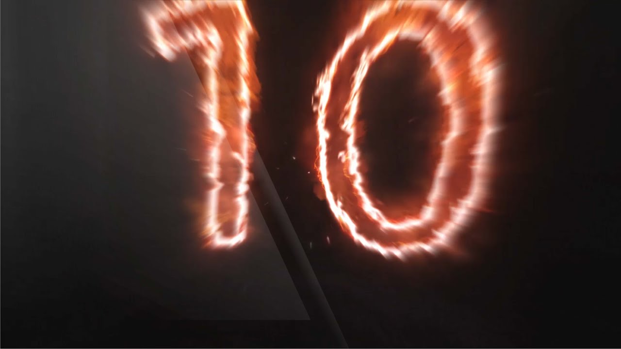 Hd Flame Explosion 10 Seconds Countdown Video 3 Countdowns Youtube
