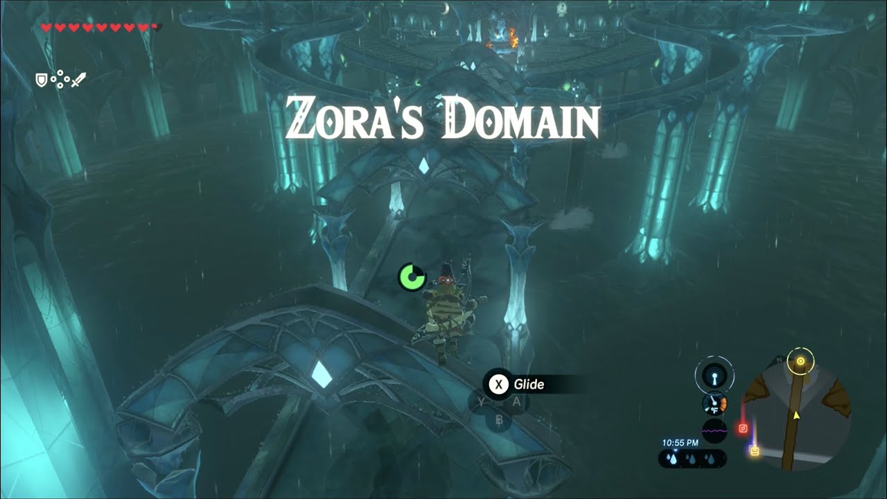 How To Get To Zora S Domain Zelda Breath Of The Wild Youtube
