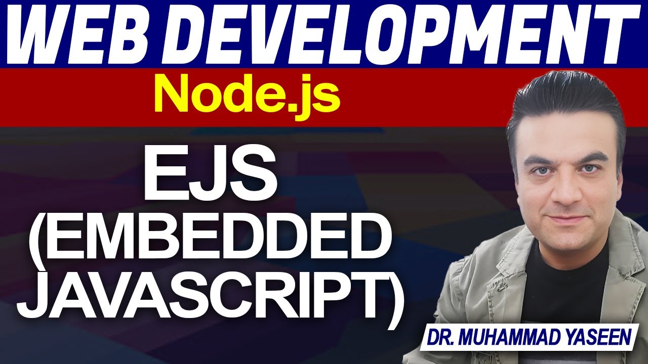 Ejs Embedded Java Script Node Js Youtube