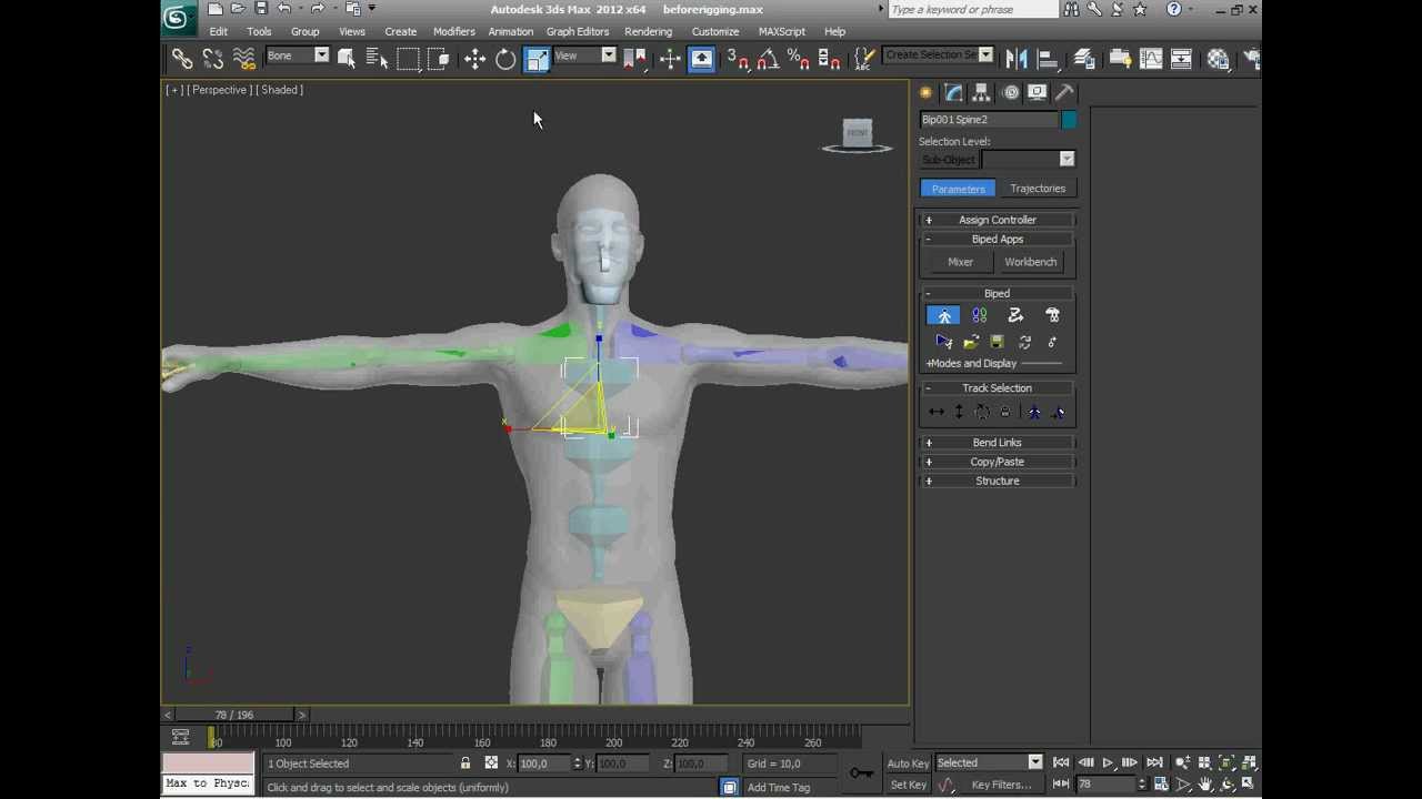 Part 1 Create Biped In 3ds Max Youtube