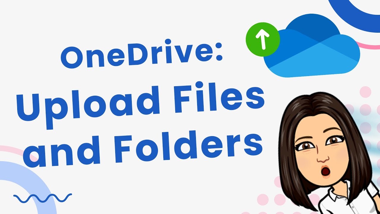 Onedrive How To Upload Files Folders Youtube