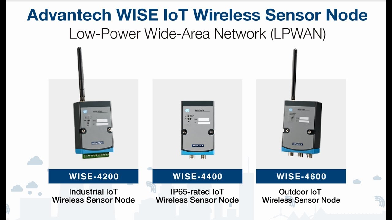 Wise 4000 Iot Wireless Sensor Node Advantech En Youtube