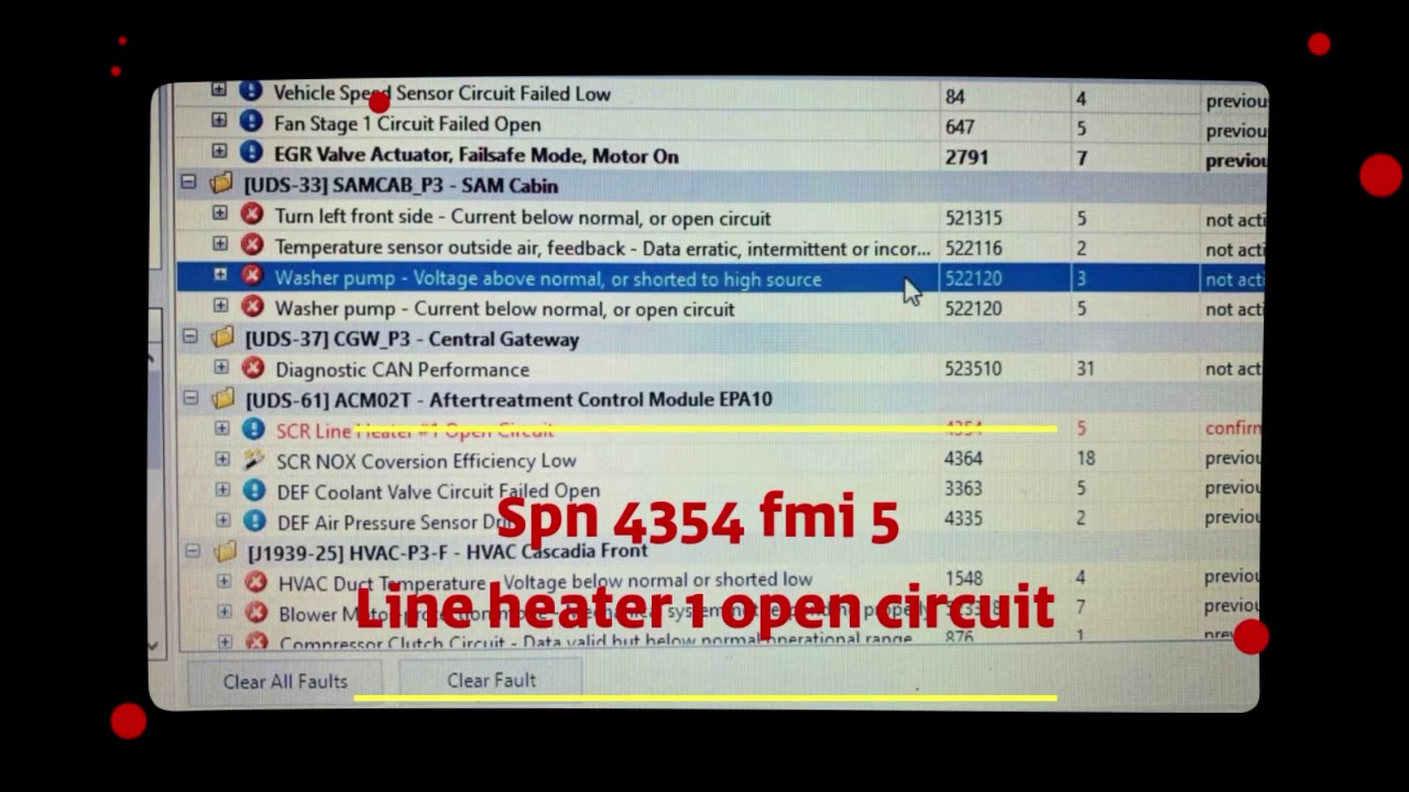 Spn 4354 Fmi 5 Youtube