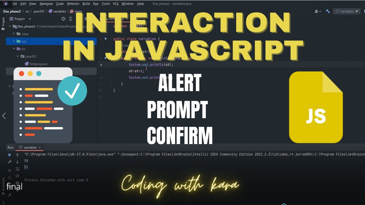 Javascript Tutorial Alert Confirm And Prompt In Javascript With