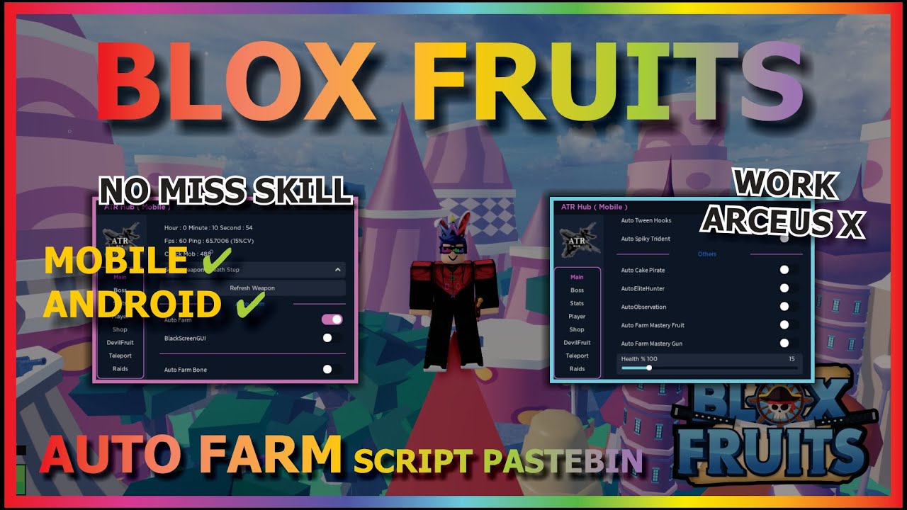 Blox Fruits Script Mobile Auto Farm Fast Attack Auto Raid Fruit