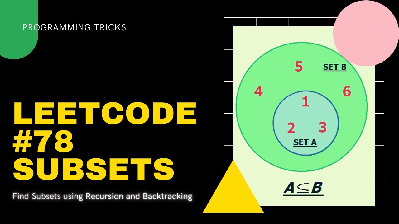 Leetcode 78 Subsets Recursion Backtracking C Bangla Youtube