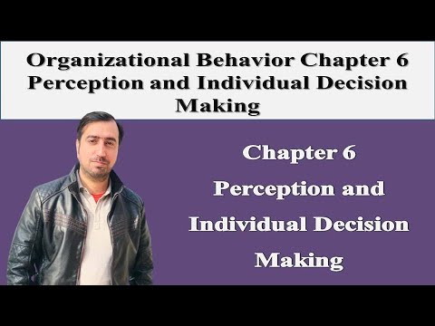 Ob Chapter 6 Perception And Individual Decision Making Youtube