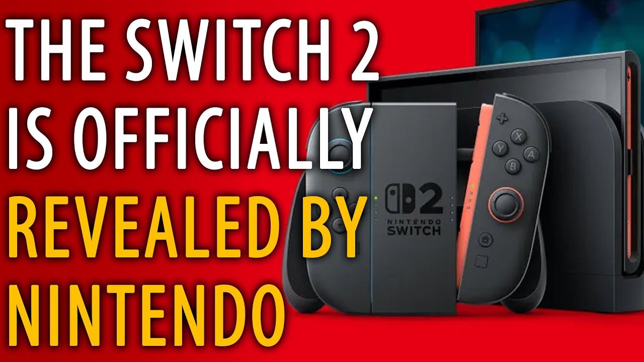It Finally Happened The Switch 2 Is Revealed By Nintendo Youtube