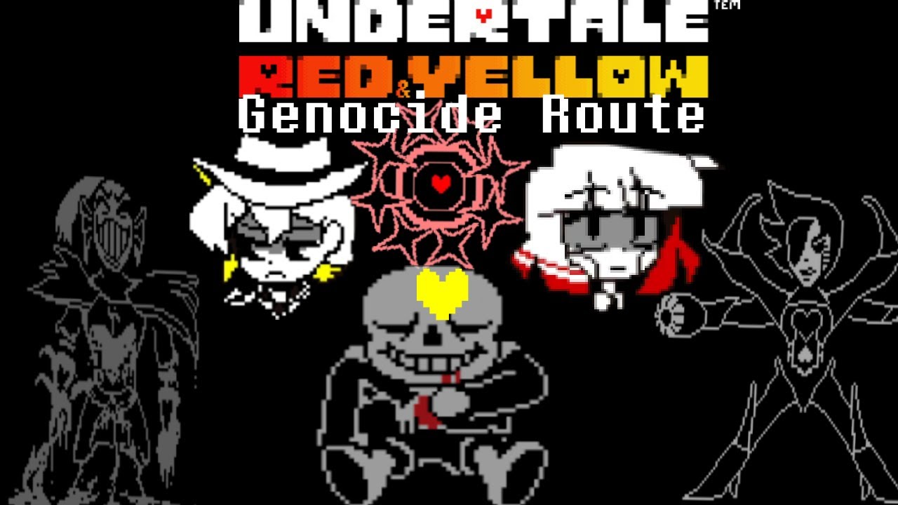 Undertale Red Yellow Genocide Route A Path Of Unjust Judgement