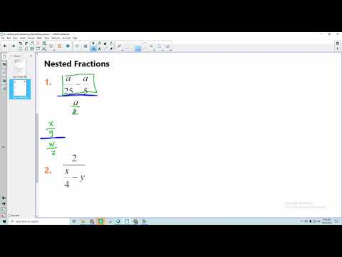 6 3 Nested Fractions Youtube