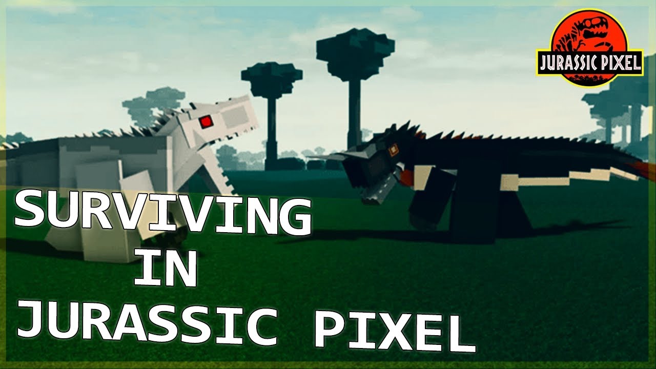 Surviving In Jurassic Pixel Youtube