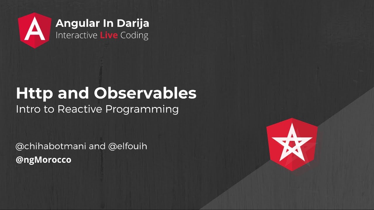 Http And Observables Angular In Darija Youtube