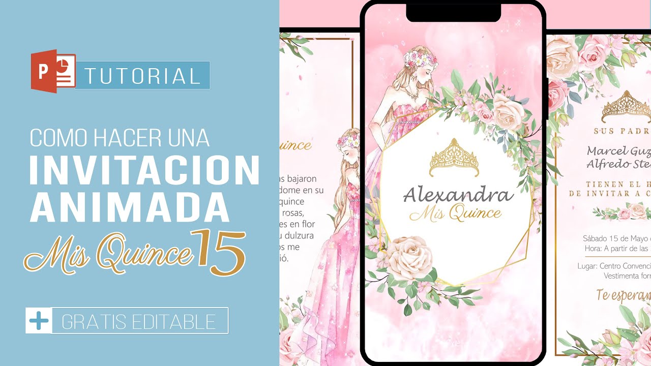 Como Hacer Invitaciones De Xv Anos Gratis Invitaciones De Xv Años