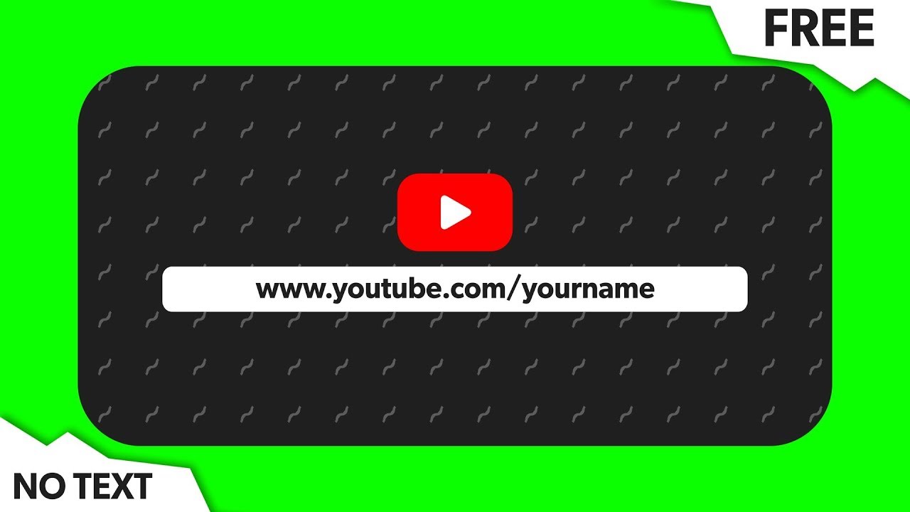Youtube Green Screen Intro Template No Text After Effects Filmora