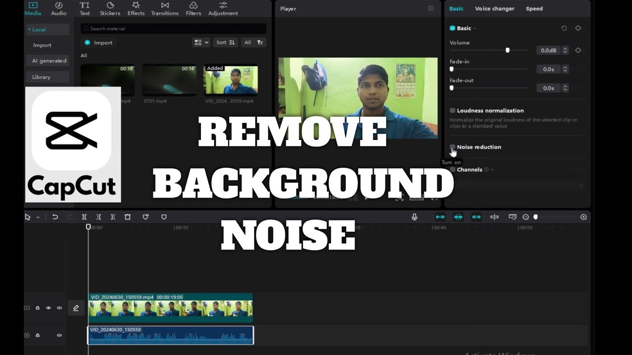 How To Remove Background Noise In Capcut Pc In 2024 Youtube