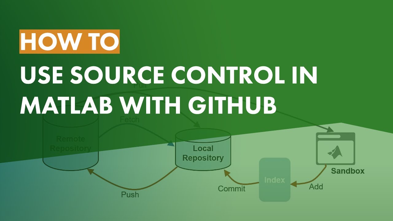 How To Use Source Control In Matlab With Github Youtube