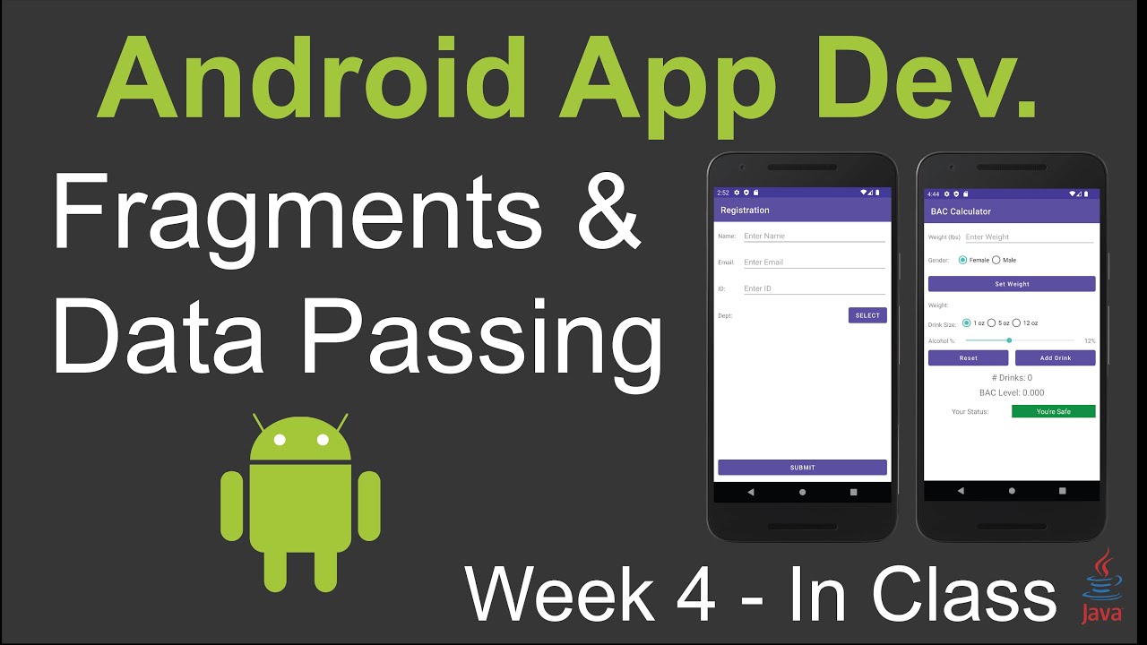 Week 4 Fragments And Data Passing Solving In Class Assignment 4