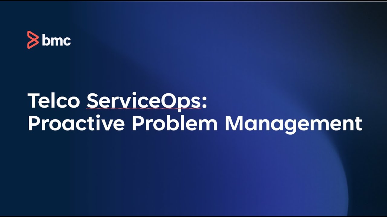 Telco Serviceops Proactive Problem Management Youtube