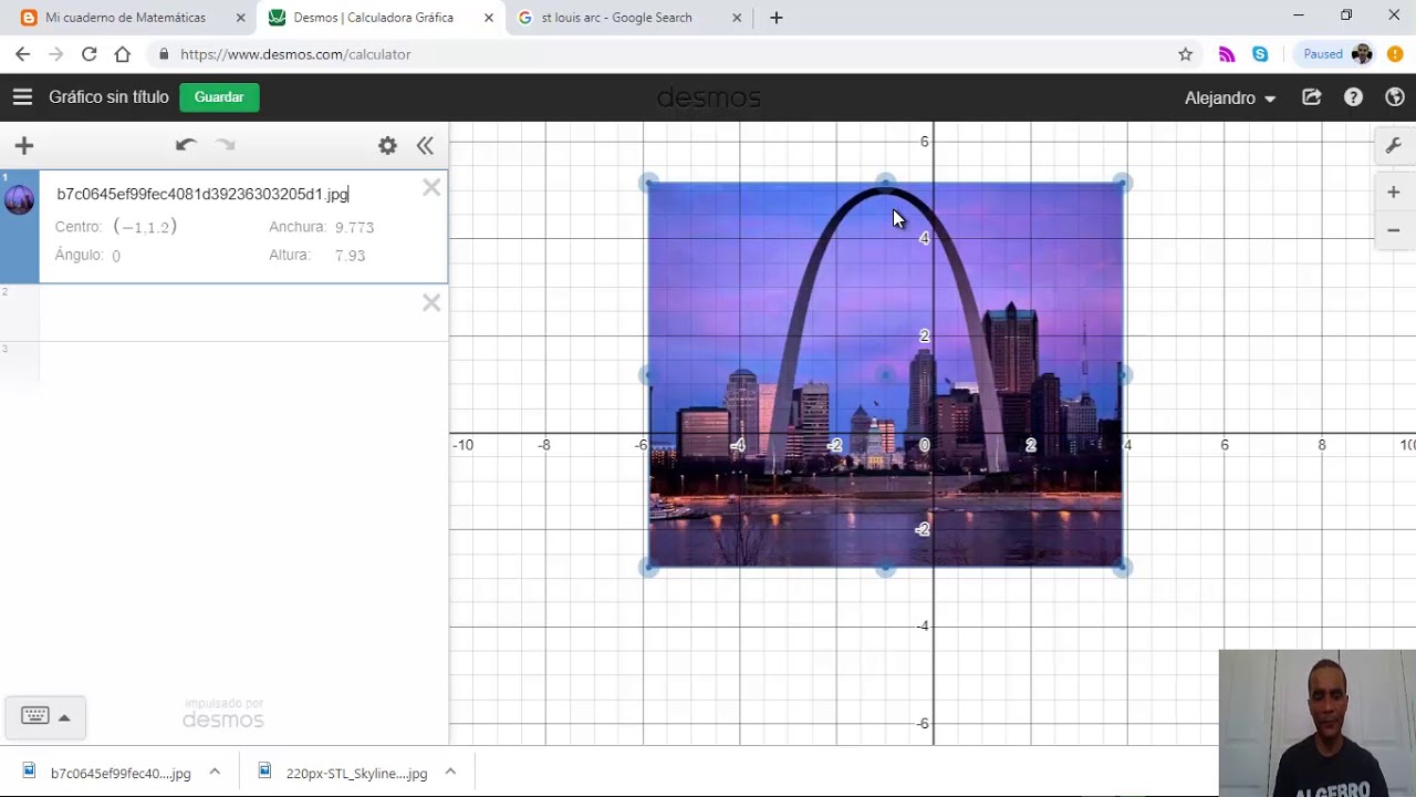Como Insertar Y Manipular Imágenes Usando Desmos Youtube