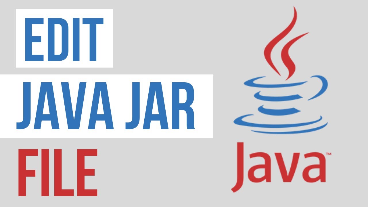 How To Edit And Compile Java Jar Files Youtube