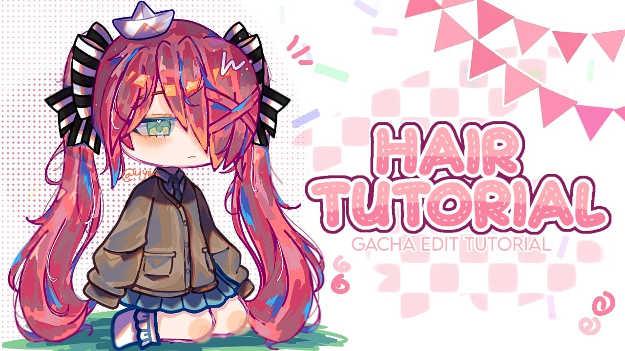 Hair Tutorial Gacha Edit Tutorial Youtube