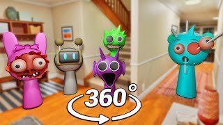 Incredibox Sprunki Takes Over Your House Vr 360 Experience Vr 360