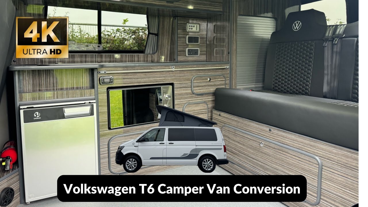Volkswagen Transporter T6 Camper Van Conversion Fully Loaded
