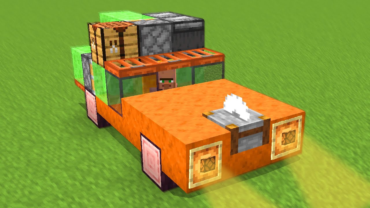 How To Build A Working Family Car In Minecraft 1 20 Redstone Tutorial
