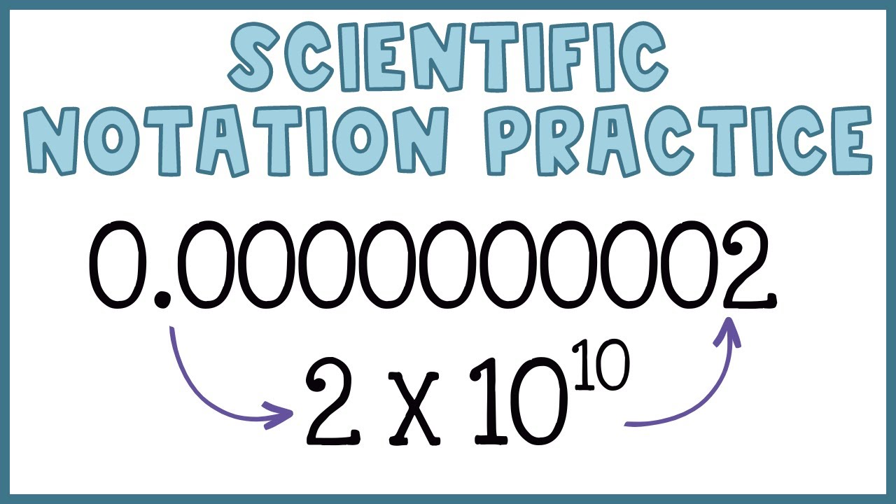 Scientific Notation Practice Problems Youtube