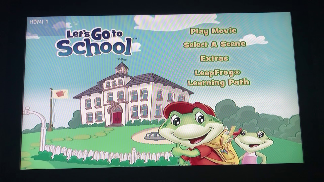 Leapfrog Let S Go To School 2009 Dvd Menu Walkthrough Youtube