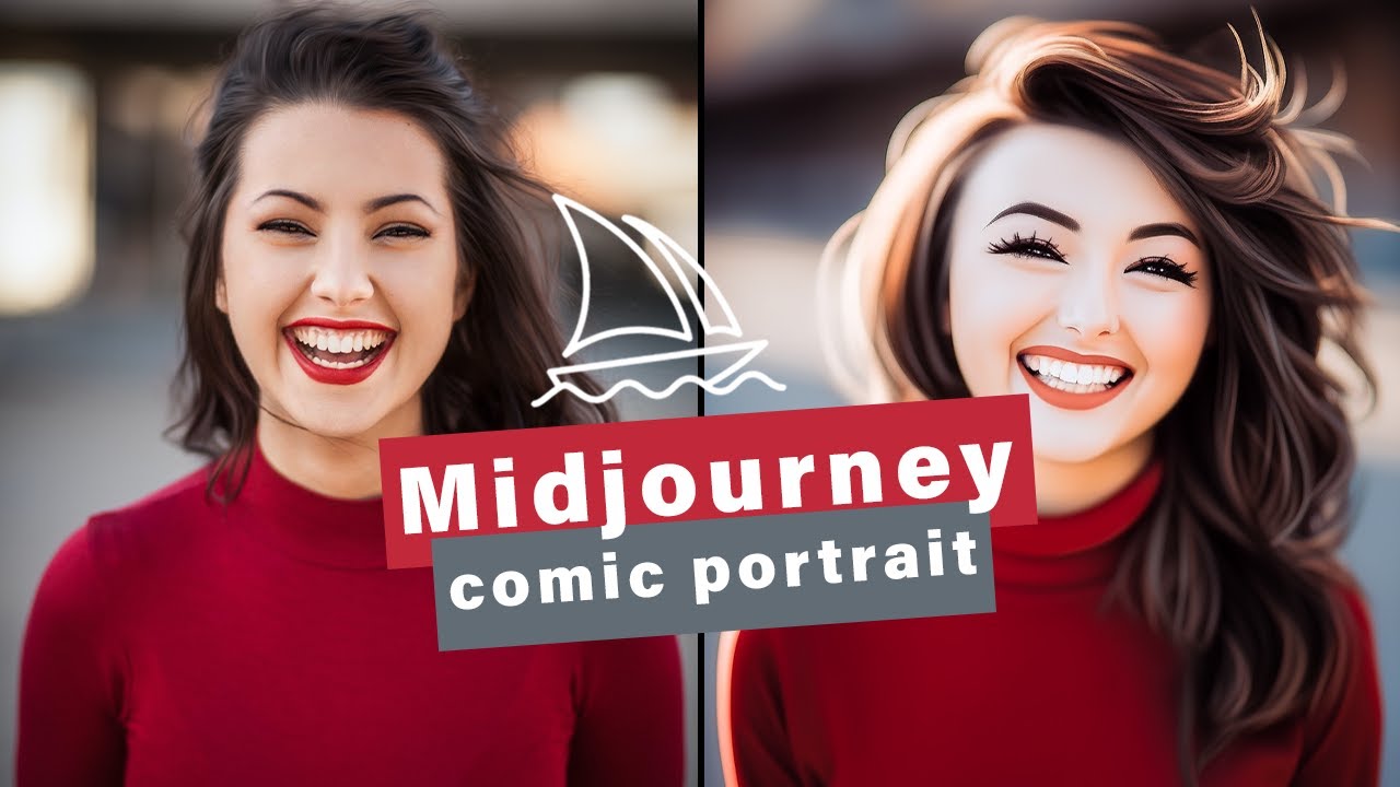 How To Turn Portraits Into Comic Styles With Midjourney Youtube