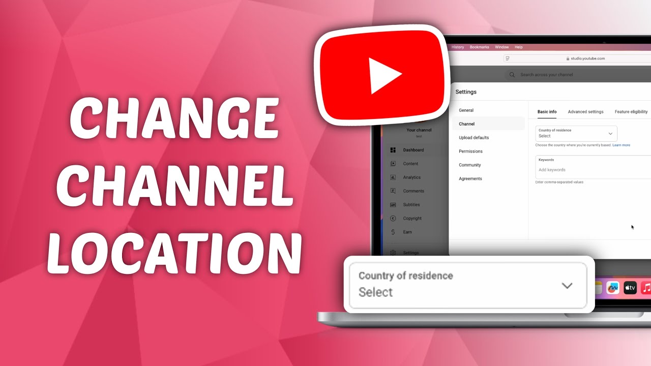 How To Change Youtube Channel Location Youtube