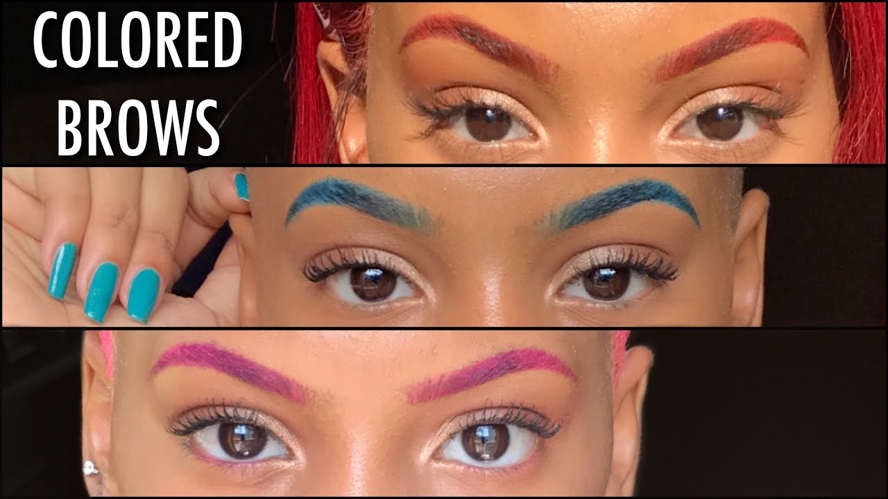 How To Color Eyebrows With Makeup Saubhaya Makeup