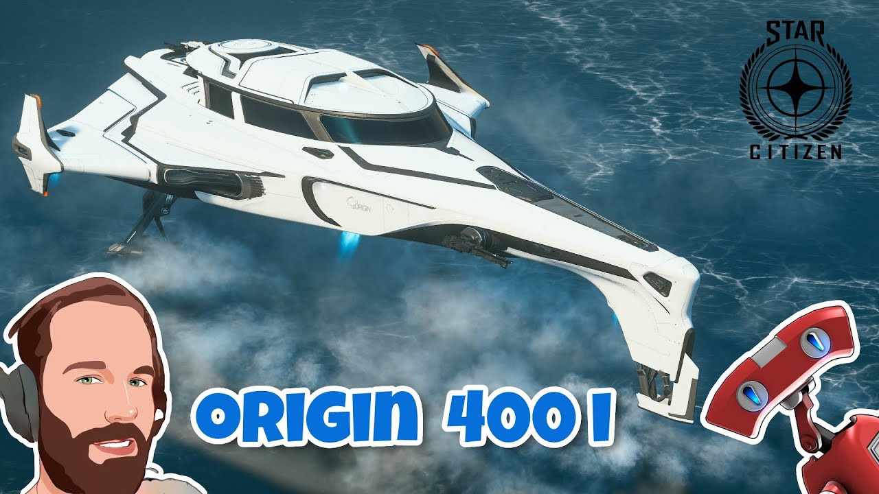 Star Citizen Visite Et Pilotage Du Origin 400i Youtube