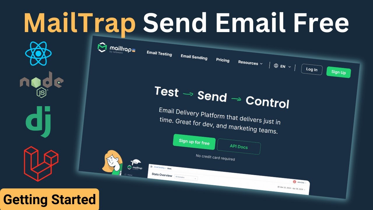 Getting Started With Mailtrap Email Delivery Platform Youtube