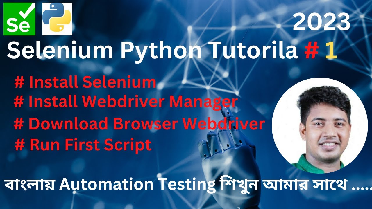 Selenium Python Tutorial 1 How To Install Selenium Browser Web