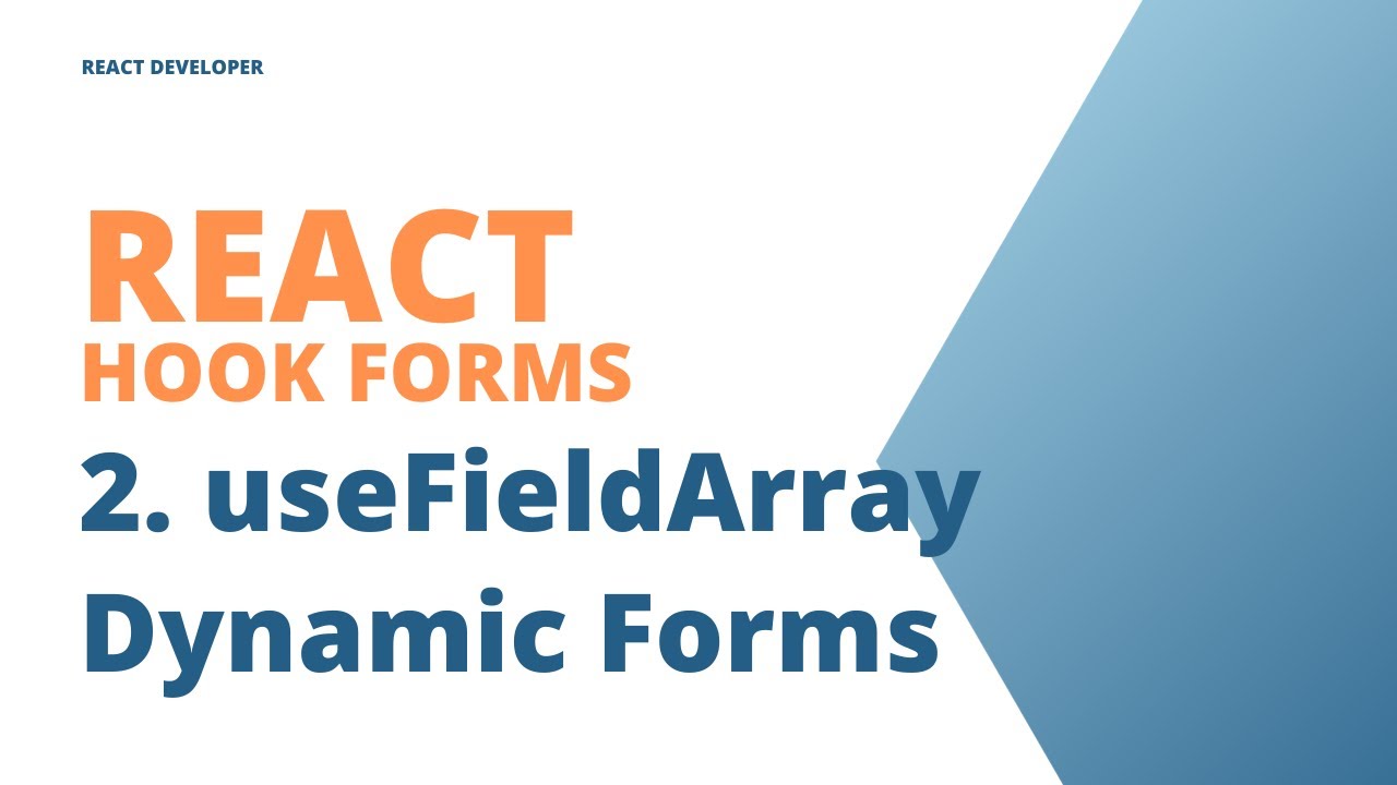 React Dynamic Forms Yup Validation With Usefieldarray For Ultimate