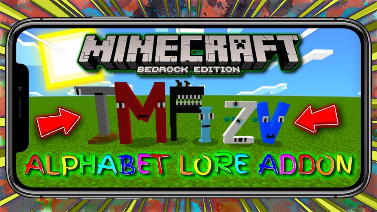 Alphabet Lore Addon For Minecraft Pe 1 21 Mod For Minecraft Bedrock