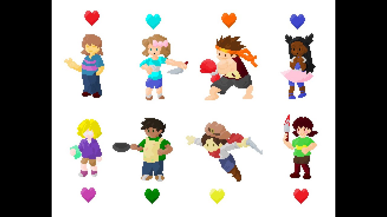 Undertale Fallen Humans 8 Bit Speedpaint Recolour I Guess Youtube