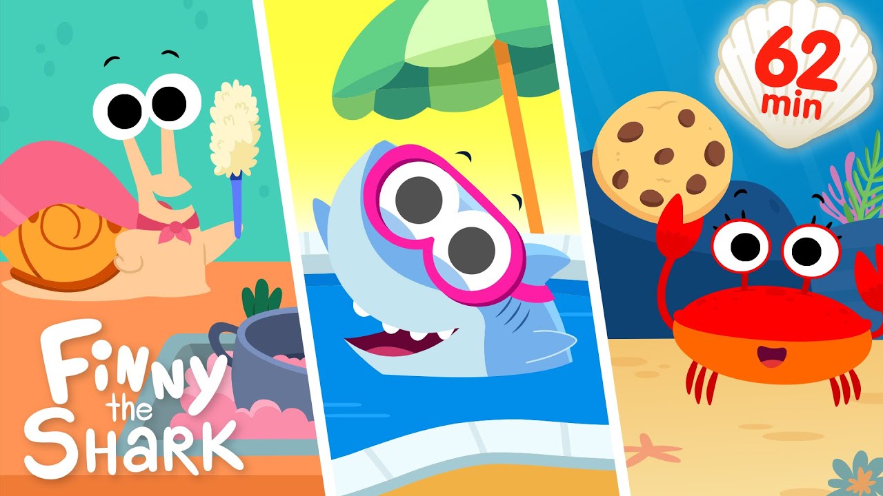 Fun Finny The Shark Songs Kids Music Sing Along With Finny Youtube