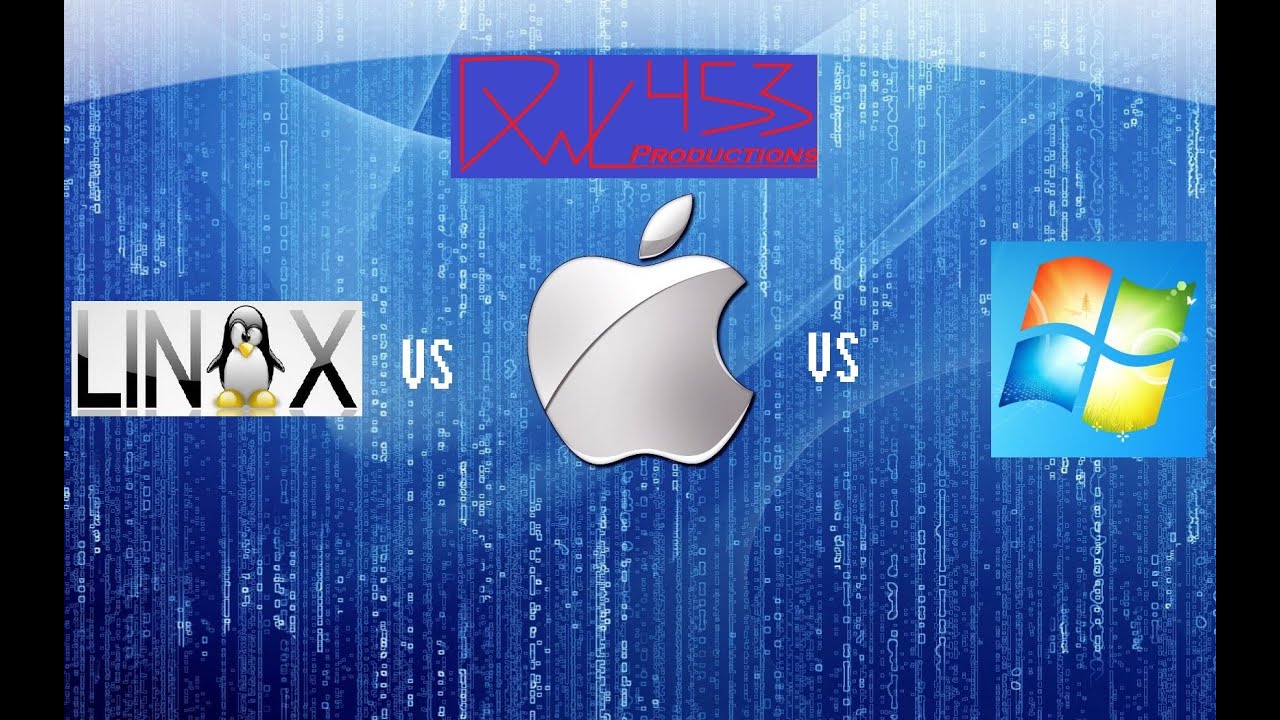 Apple Vs Microsoft Vs Linux Youtube