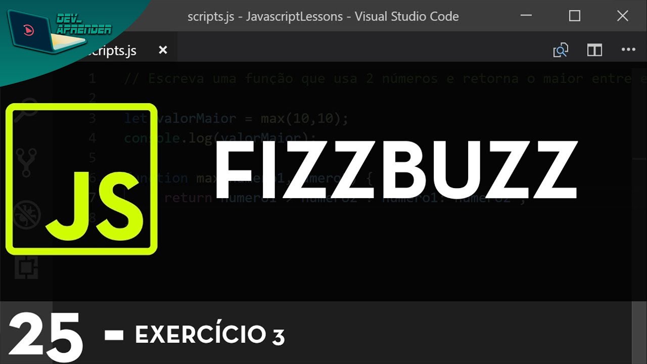 Javascript Aula 25 Fizzbuzz Youtube