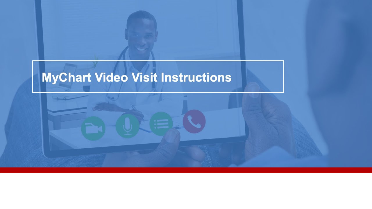 Mychart Video Visit Instructions