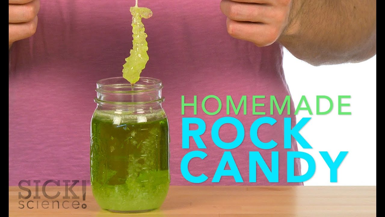 Homemade Rock Candy Sick Science 188 Youtube