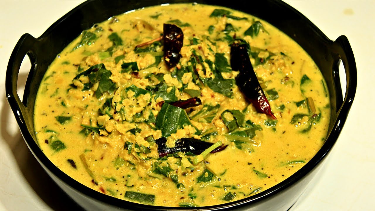 How To Make Srilankan Dhal Curry Dhal Curry With Spinach Lentil